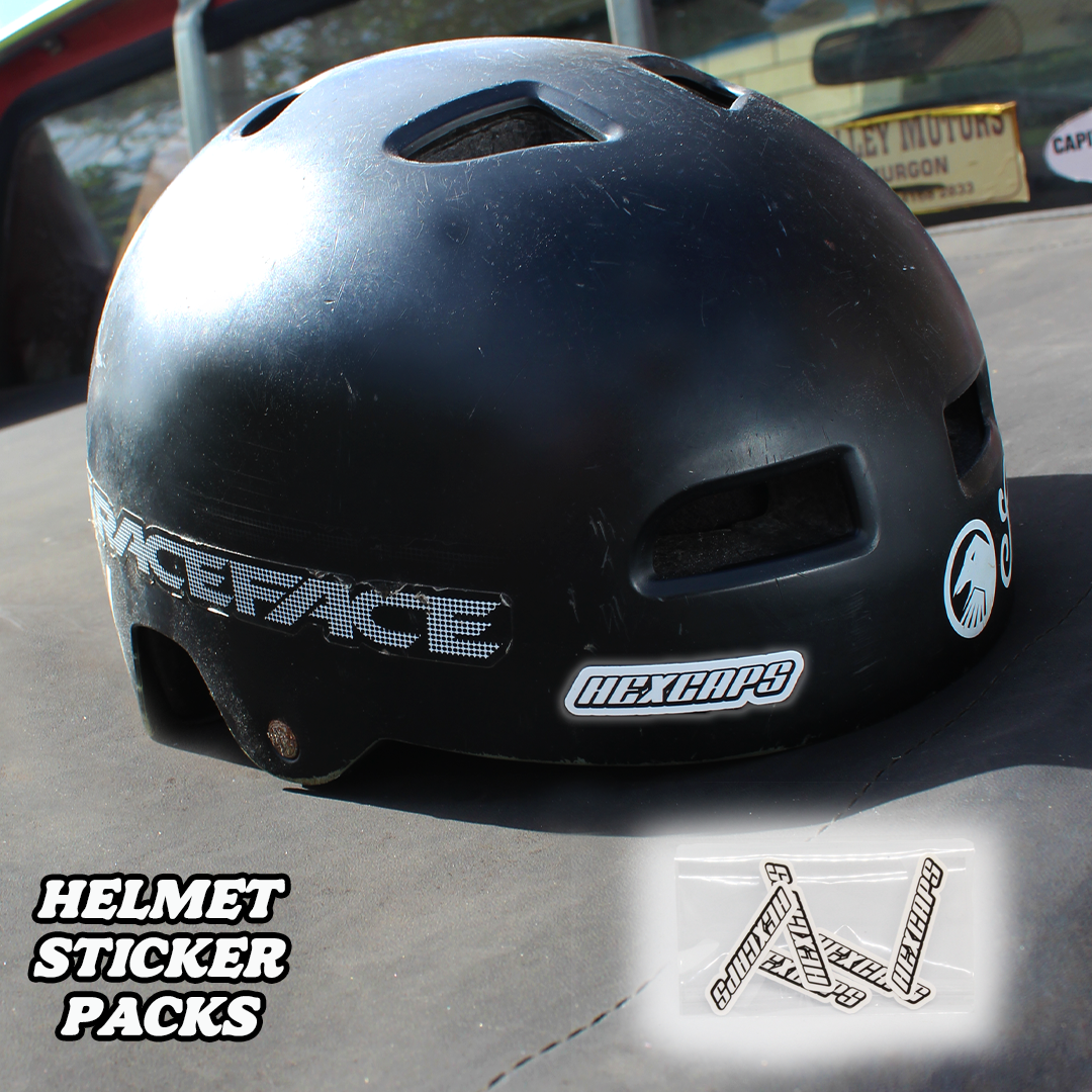 HEXCAPS Helmet Sticker Packs (5 pack)